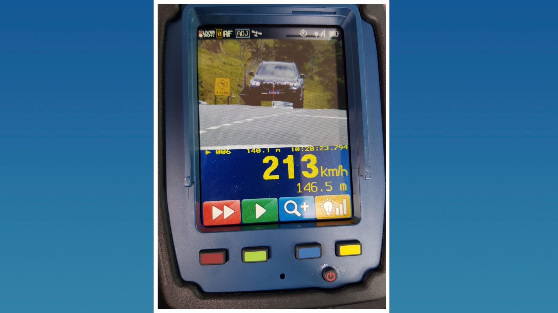 Radar móvel da PRF flagra BMW a 213 km/h em rodovia do ES | A Gazeta