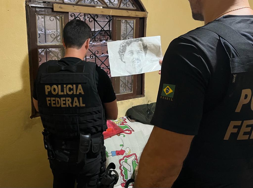 PF acha desenho realista de Pablo Escobar em ação contra tráfico no ES ...
