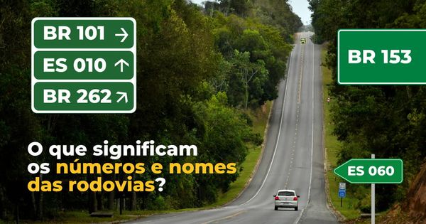 O que significam as letras e números dos nomes das rodovias? Entenda | A Gazeta