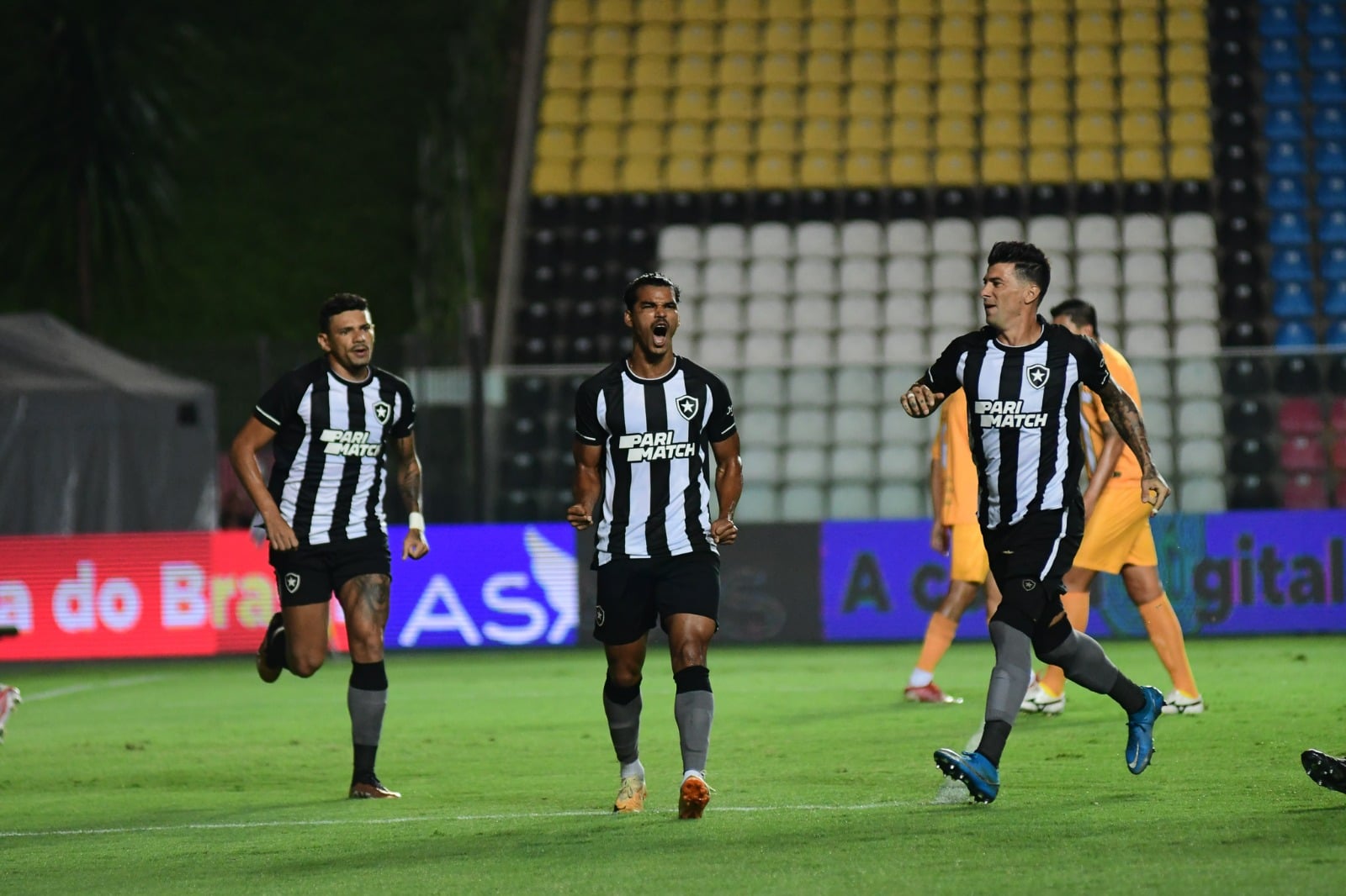 Confira imagens da goleada do Botafogo sobre o Brasiliense no Kleber ...