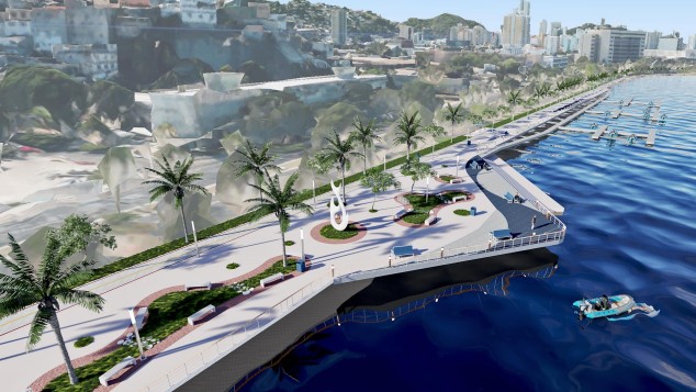 Beira-Mar: avenida de Vitória vai ganhar mirante e ciclovia; veja fotos ...