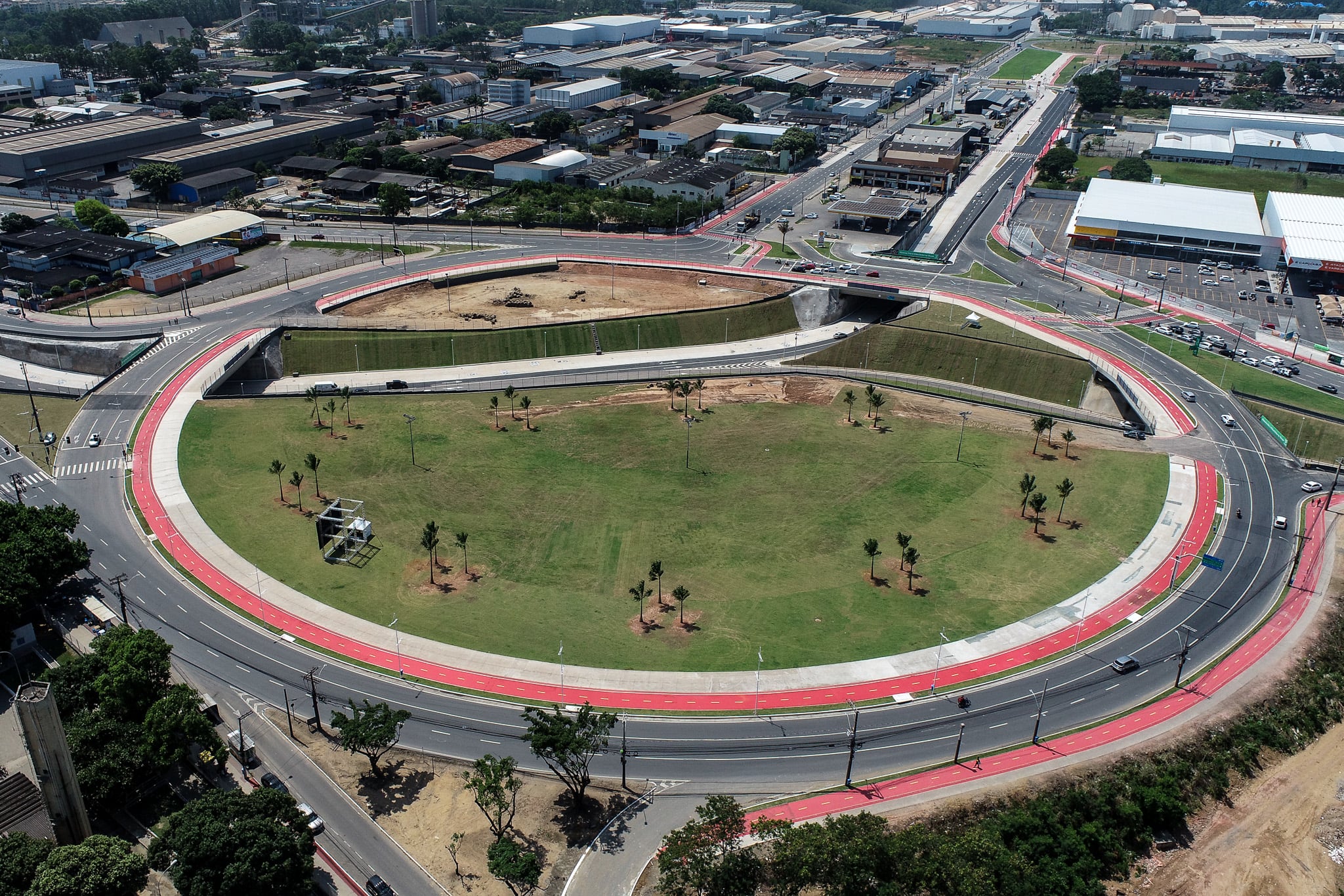 Confira em vídeo e fotos como ficou a nova Rotatória do Ó, na Serra | A ...