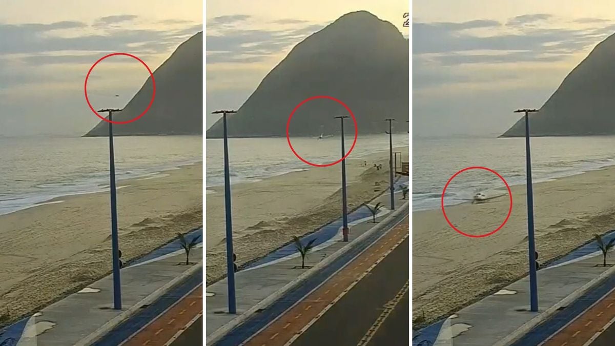 Vídeo mostra momento do pouso forçado do avião que transportava ...