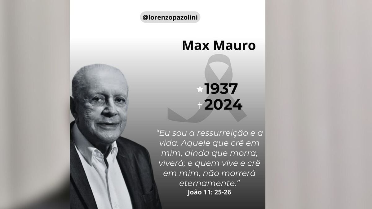 Pazolini decreta luto em Vitória pela morte de Max Mauro: 'Marcou a história do ES' | A Gazeta