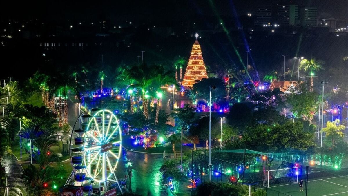 Fotos: veja como está a decoração de Natal do Parque da Cidade, na ...