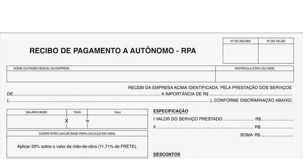 RPA substitui nota fiscal para autônomos; saiba como funciona | A Gazeta